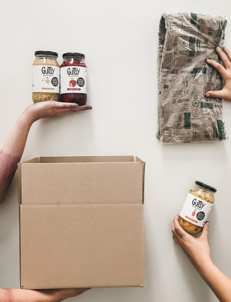 Fermented Vegetables In Compostable Packaging